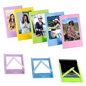 Fujifilm Instax Mini 9 Camera + Fuji INSTAX Instant Film (20 Sheets) + 14 PC Instax Accessories kit Bundle, Includes; Instax Case + Album + Frames & Stickers + Lens Filters + More (Lime Green)