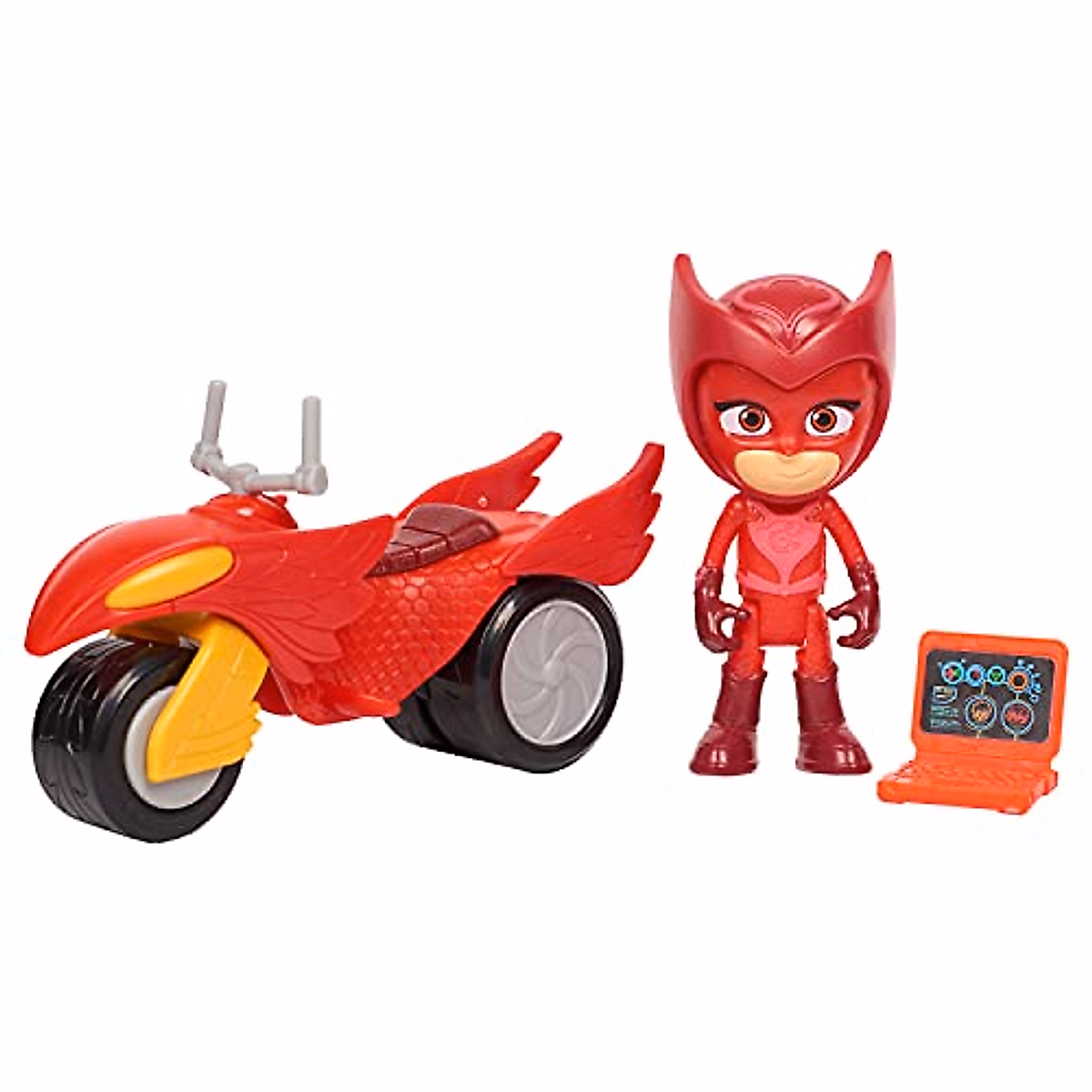 PJ Masks Super Moon Adventure Space Rover, 3-inch Owlette Figure, Space Rover Vehicle, and Lunar Laptop Accesory, Kids Toys for Ages 3 Up by Just Play