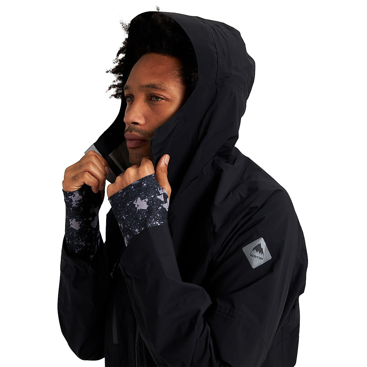 Burton Men's Standard Quick Commute Jacket, True Black, Medium