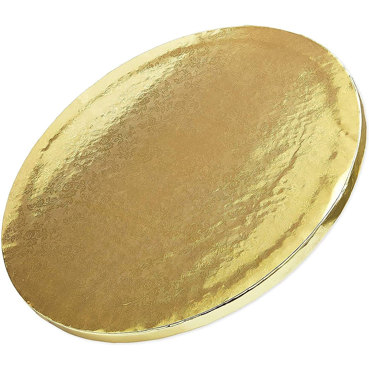 Gold Foil Cake Boards, Disposable Drum Circles (11.5 in.)