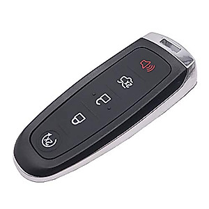 for Ford Smart Key Fob Shell Case Fit for Ford Edge Escape Explorer Focus Flex Taurus Fusion Lincoln MKS MKT MKX Replacement Keyless Entry Remote Blank Key Cover (1)