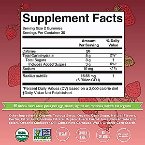 Teen Multivitamin Gummies & USDA Adult Organic Probiotic Gummies Bundle by MaryRuth's | Vitamin C, D and E, B Vitamins | Immune Support | Energy, Skin & Hair | Digestive & Immune Support | Gut Health