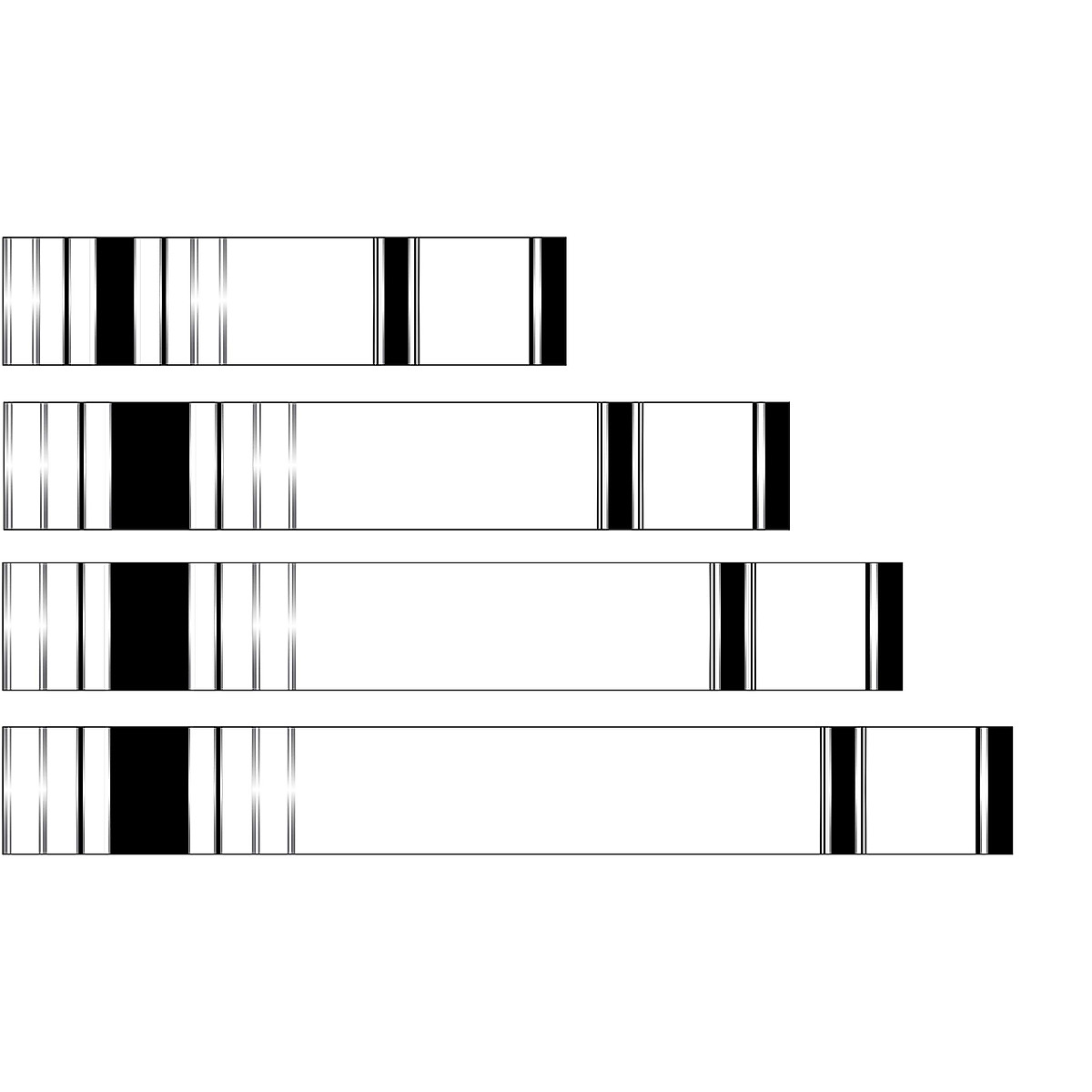 White Water Archery Laminated White Traditional 12 Crest Arrow Wraps 15 pk Choose Length Width (5, 1.12)