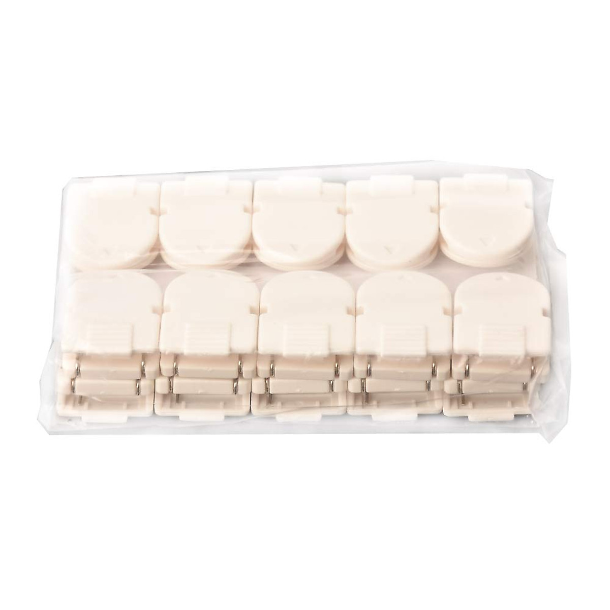 Mike Panel Cubicle Clip for Fabric Panels, Standard Size, 40-Sheet Capacity, Pack of 20, White