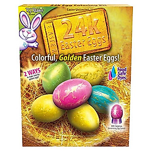 Easter Unlimited 24 Karat Easter Egg Coloring Kit, Multi