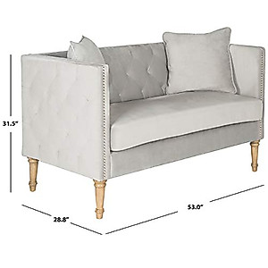 Safavieh Home Collection Sarah Grey and Espresso Sette