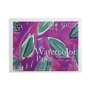 Jack Richeson 50 Pack 9" X 12" 88# Watercolor Paper