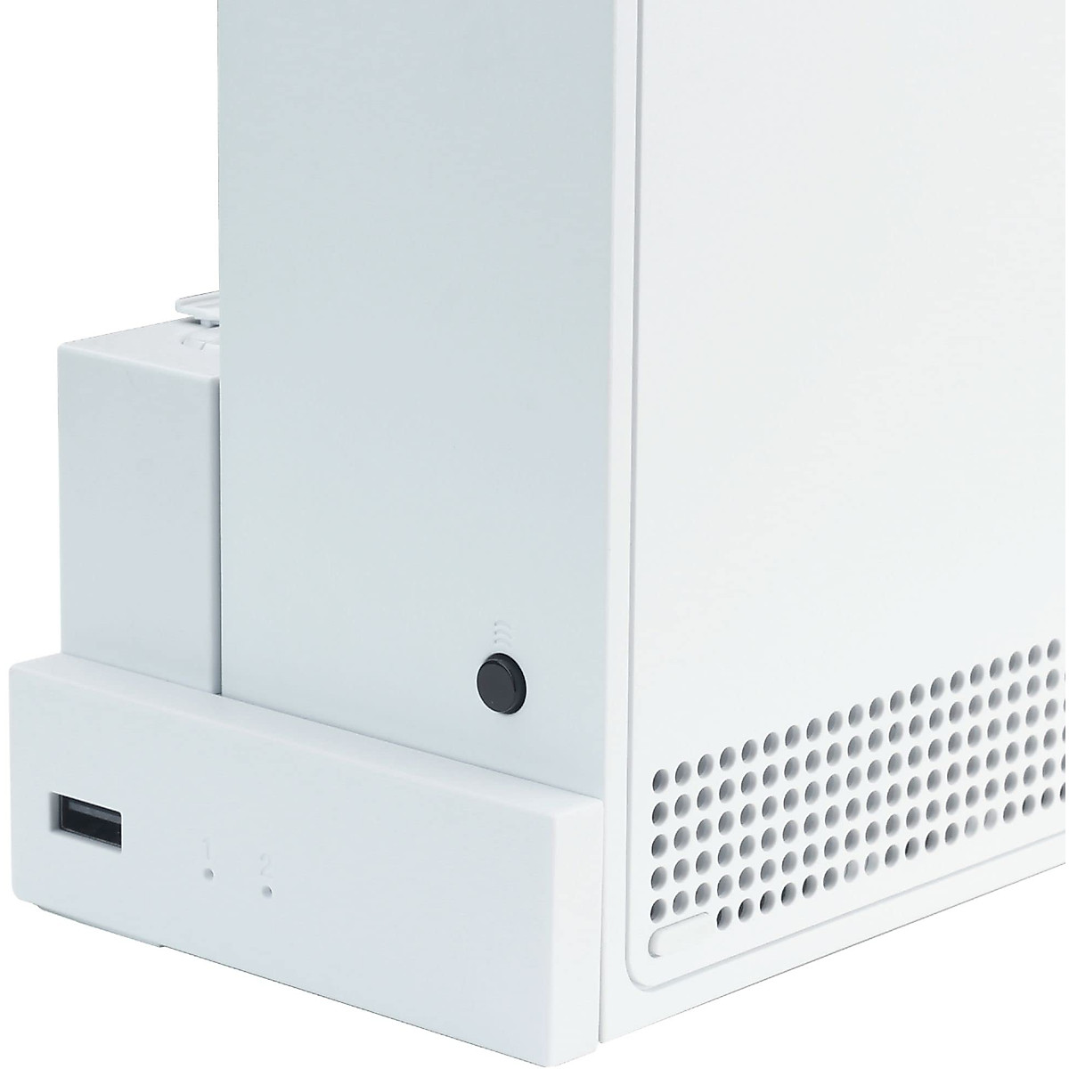 INSIGNIA Insignia - Side Dock Dual Battery Charger for Xbox Series S - White