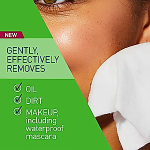 CeraVe Hydrating Facial Cleansing Makeup Remover Wipes| Plant Based Face Wipes| Biodegradable in Home Compost| Face Wash Cloth| Suitable for Sensitive Skin| Fragrance-free Non-comedogenic| 25 Count