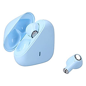 Zunate True Wireless Bluetooth Earbuds, Waterproof Noise Cancelling Stereo Earphone with Microphone, Bluetooth Headset for Sport Gaming Running(Blue)