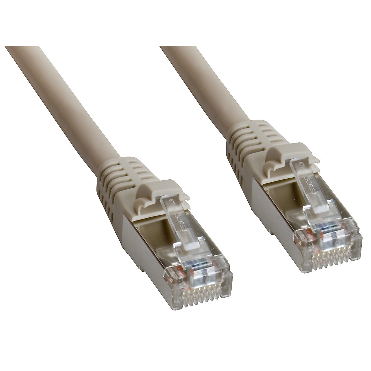 Amphenol MP-54RJ45DNNE-100 Cat5e FTP Patch Cable, Double Shielded, RJ45, 350 MHz, 100', Beige