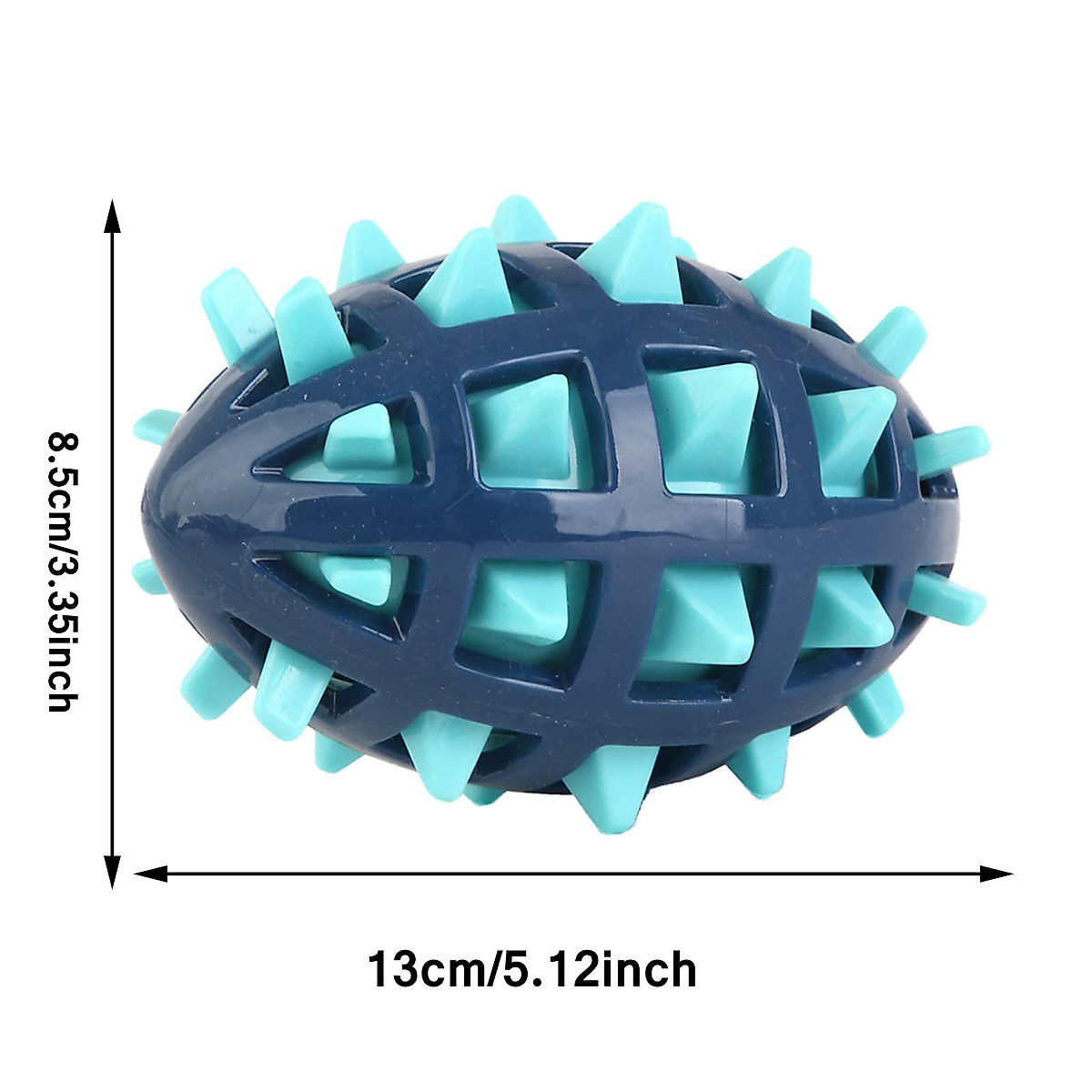 HDPPNQ Indestructible Squeaky Dog Toys for Aggressive Chewers, Dog Chew Toys for Large Dogs,Rubber Puppy Chew Ball with Squeaker Almost Indestructible