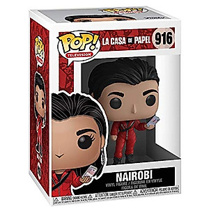 POP Money Heist: La Casa De Papel - Nairobi Funko Pop Vinyl Figure (Bundled with Compatible Pop Box Protector Case), Multicolored, 3.75 inches