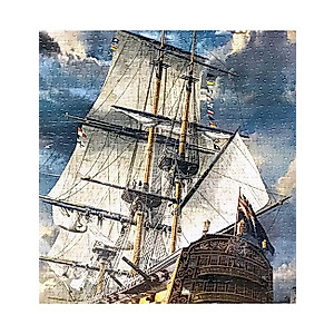 Dxles 1000 Piece Jigsaw Puzzle, The Great Voyage Puzzle for Adults and Kids Children Educational Toys (The Great Voyage)