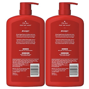 Old Spice Swagger 2-in-1 Shampoo and Conditioner Set for Men, Cedarwood Lime Scent, Get Up To 80% Fuller-Looking Hair, Barbershop Quality, 29.2 Fl Oz Each, 2 Pack