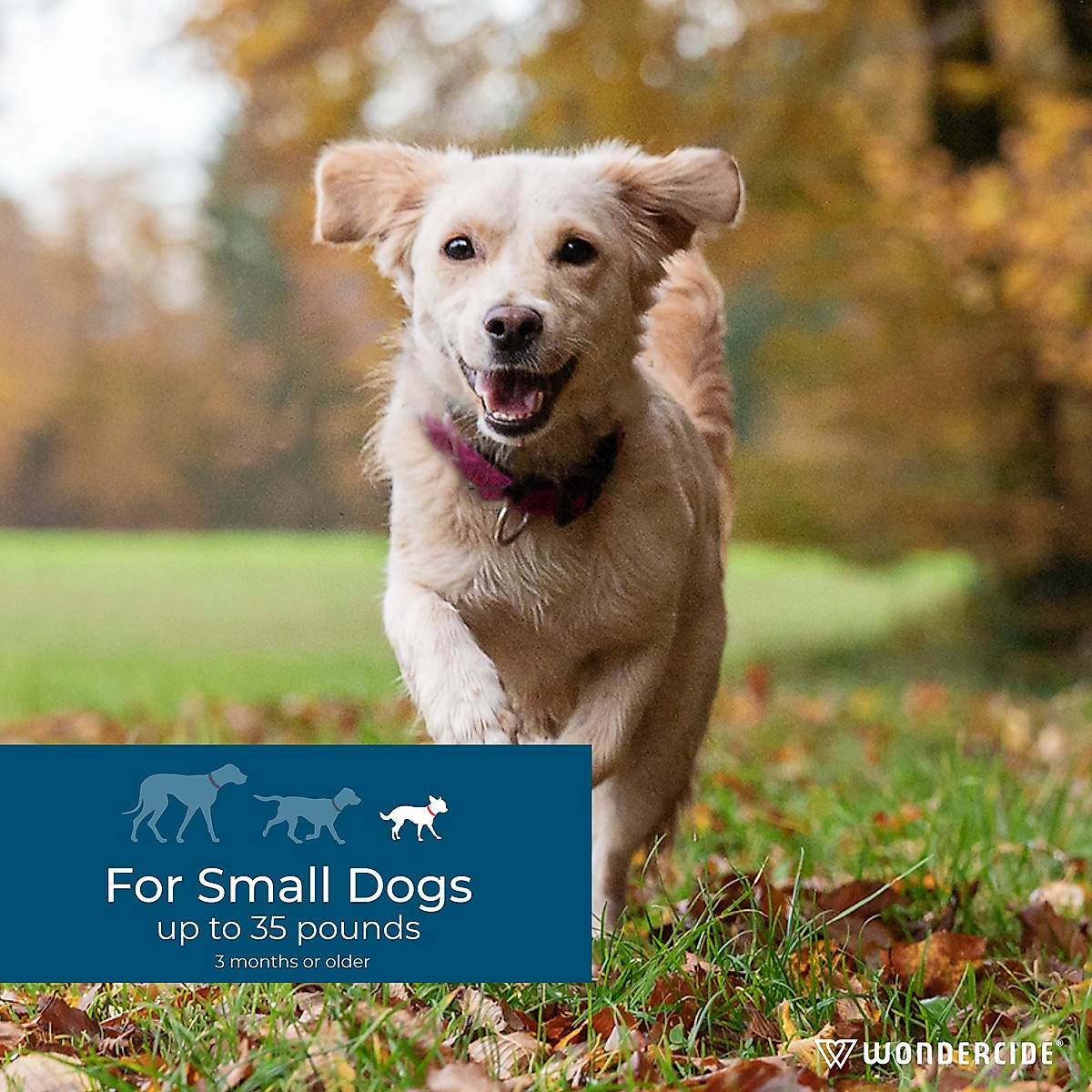 Wondercide - Flea & Tick Dog Spot On - Flea, Tick, and Mosquito Repellent, Prevention for Dogs with Natural Essential Oils - Up to 3 Months Protection - Small 3 Tubes of 0.05 oz