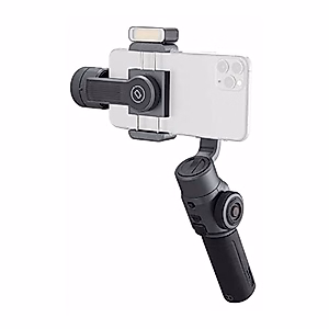 Zhiyun Smooth 5 Combo Phone Gimbal, 3-Axis Handheld Smartphone Stabilizer with Grip Tripod, Magnetic Fill Light, AI Face Tracking for iPhone Android FiLMiC Pro