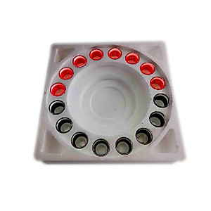 FixtureDisplays® Shot Glass Roulette, Drinking Game Set - (2) Balls & (16) Glasses 16869-NF