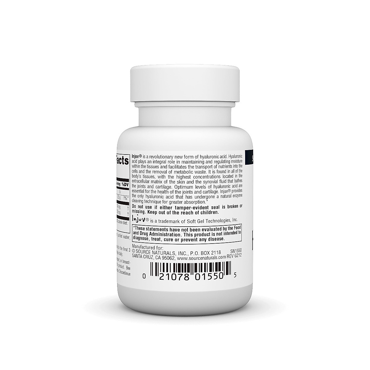 Source Naturals Hyaluronic Acid Injuv 70mg - 60 Softgels