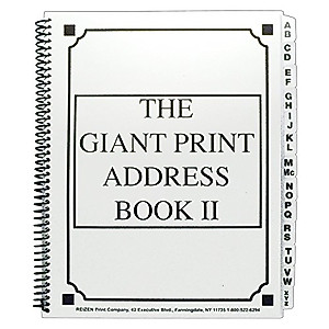 The Giant Print Address Book II