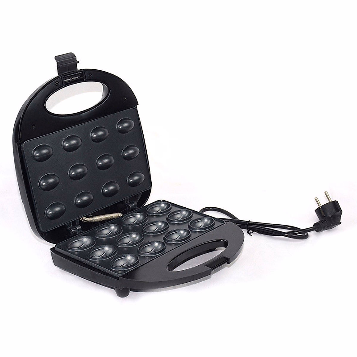 sandwich maker toastie, 750W Electric Walnut Cake Maker, Automatic Mini Nut Waffle Bread Machine, Sandwich Iron Toaster Baking Breakfast Pan Oven