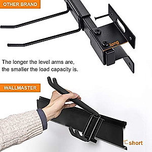 Wallmaster 15 PCS Tool Storage Rack, Garage Storage Wall Mount Organizer Garden Tool Heavy Duty Racks Broom Holder Hooks Hangers Max 420lb for Rake Shovel Lawn Garden