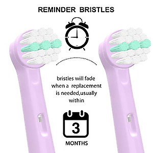 YanBan Kids Electric Toothbrush Heads for Oral B, Replacement Brush Heads Kid Brush Heads for Braun Compatible Sensitive Clean, Professional Care, Advanced Power