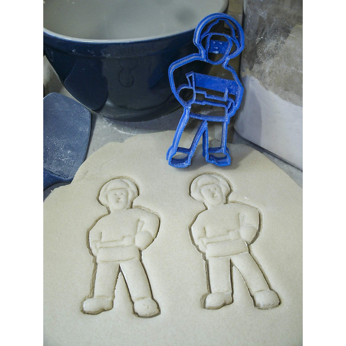 INSPIRED BY FIREMAN SAM CARTOON FIREFIGHTER SET OF 6 COOKIE CUTTERS MADE IN USA PR1093