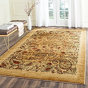 SAFAVIEH Lyndhurst Collection 2'3" x 4' Beige / Multi LNH224A Traditional Paisley Non-Shedding Living Room Bedroom Accent Rug