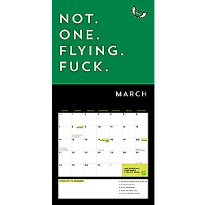 A F*cking 2021 Calendar: Get Your Sh*t Together This Year - Includes Stickers! (Funny Monthly Calendar, White Elephant Gag Gift for Adults)