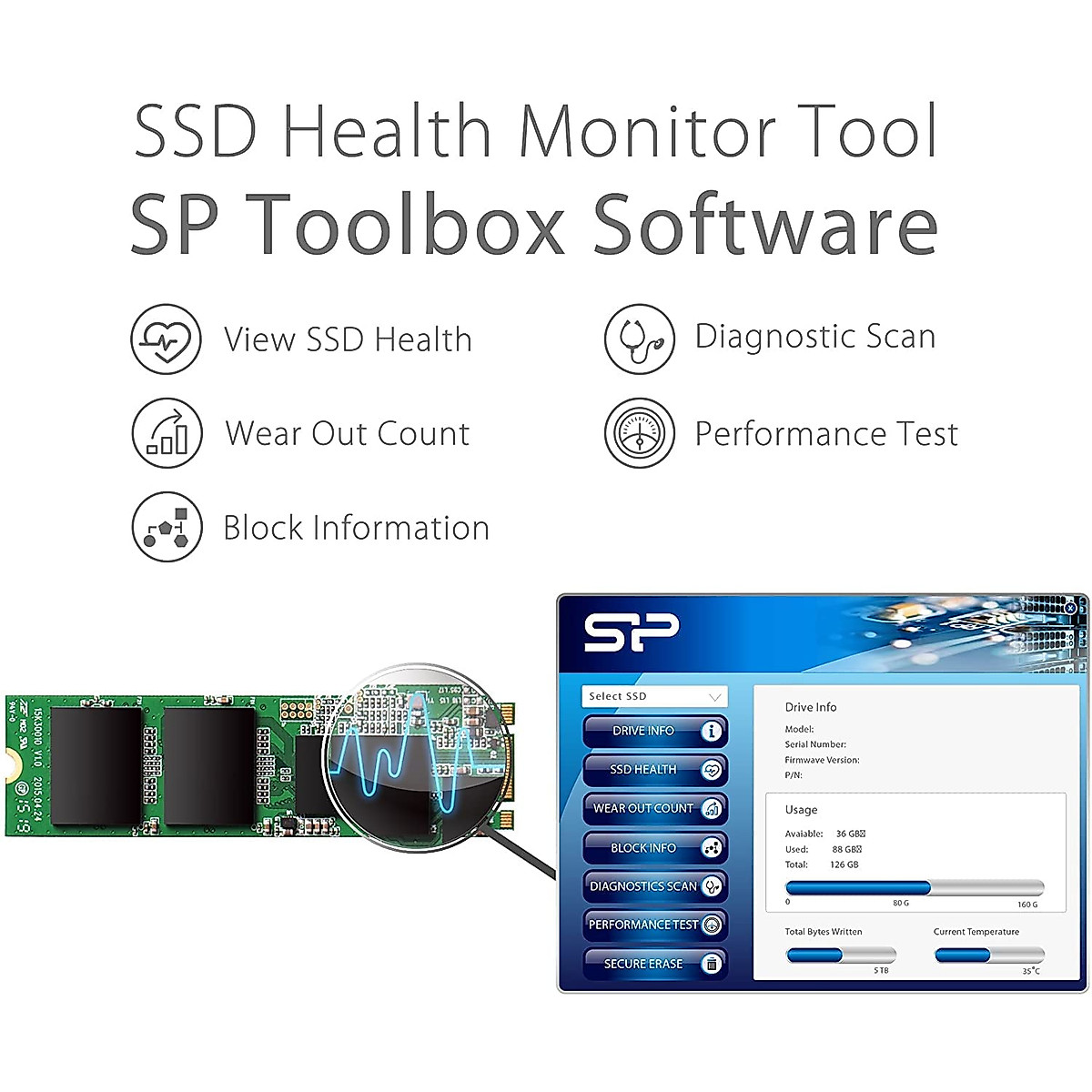 Silicon Power SP001TBSS3A55M28 Ssd 1tsp Sp001tbss3a55m28 R