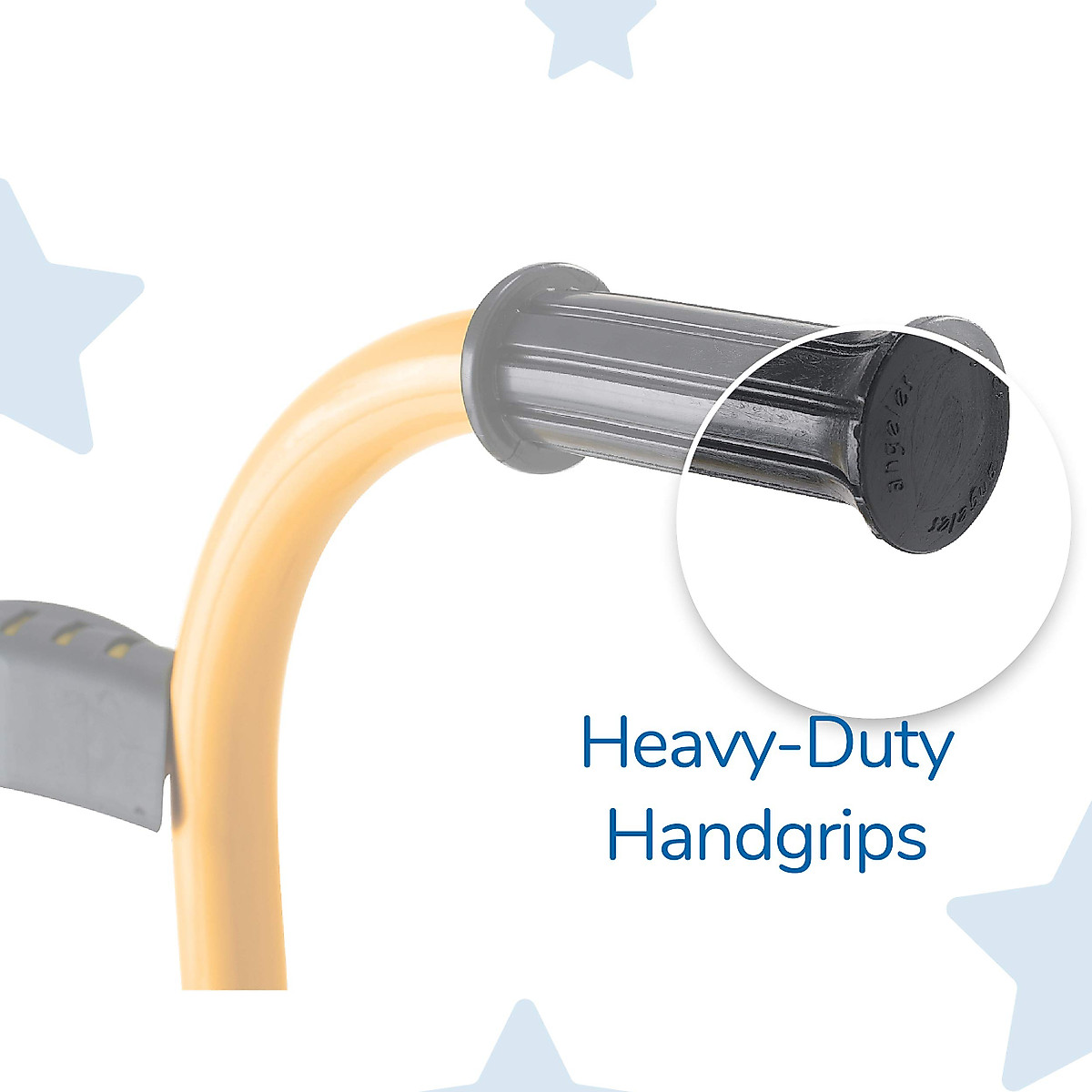 Children’s Factory MyRider Maxi 16" Toddler Tricycle, Adjustable Kids Tricycle with Rubber Wheels, Yellow/Black