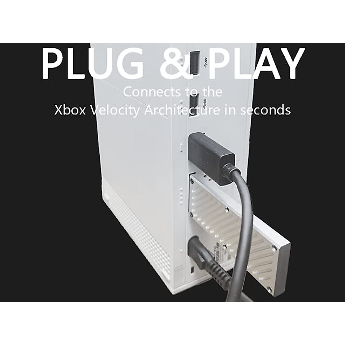 Reletech Xbox Serie x Xbox Serie s1tb2tb Solid State Drive - nvme Storage Expansion Card SSD (Black, 1, TB)