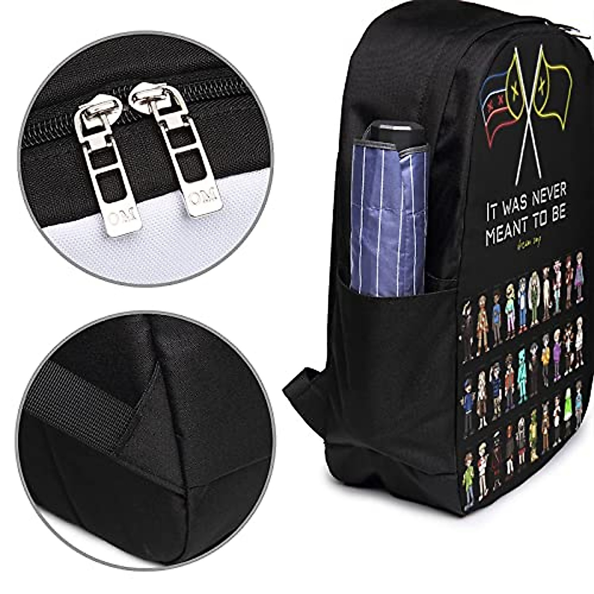 PENGFLY It Was Never Meant To Be Dream Sm-P Unisex 17-Inch Backpack With Usb Charging Port Fashionable Computer Bag Student Travel Backpack, One Size