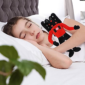 YODOOLTLY SKIBIDI Toilet Toilet Speakerman Bosses Audio Plush Toys Cameraman Doll Horror Game Fun and Whimsical Trio Cameraman Soft Plush (Red)