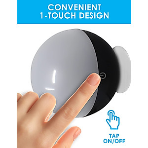 Bright Basics Ultra Bright LED Vanity Light Portable Wireless Ball Lamp Mirror Lights