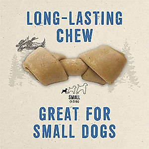 Purina Prime Bones Mini Knotted Chews Rawhide Free, Natural Dog Treats with Real Duck - 26 ct. Pouch