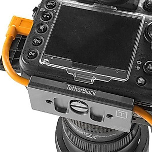 Tether Tools TetherBlock Arca Graphite - Cable Connection and Port Protector for Tethered Photography