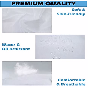 Massage Disposable Sheets, Water Proof Spa Massage Table Breathable Bed Cover Sets Non-woven Fabric 78" x 31"（20 Pcs ）