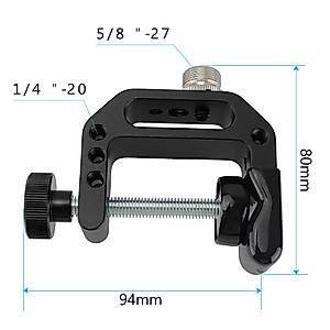 CAMVATE C clamp with 5/8"-27 thread for microphones - 1189