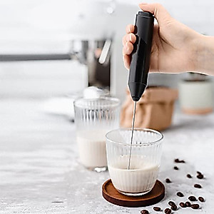 Electric Milk Frother Handheld, Whisk Drink Mixer for Coffee, Mini Mixer and Coffee Blender Frother Electric Coffee Stirrers For Cappuccino, Hot Chocolate, Frappe, Matcha, Latte, Matcha & More