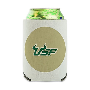 University of South Florida Secondary Logo Can Cooler - Drink Sleeve Hugger Collapsible Insulator - Beverage Insulated Holder
