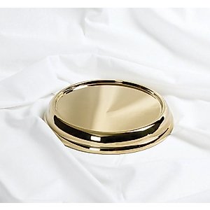 Broadman Church Supplies RemembranceWare Communion Stacking Bread Plate Base, Brass