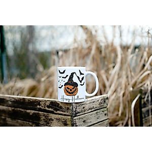 Halloween Mug, 12oz Ceramic Mug, Dishwasher and Microwave Safe, High Quality Sublimation, Perfect Gift For Halloween, Perfect Fall Gift, By Blair's Best Gifts LLC