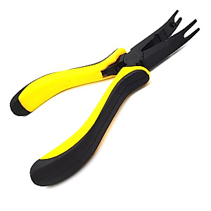 KIRO&SEEU Ball Link Plier RC Helicopter Plane Tool Ball Link Clamp Plier for RC Vehicles Curved Tip Bent Head Airplane Car Trex 450