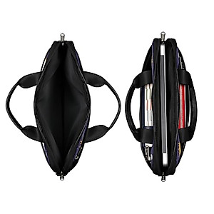 Planet Laptop Computer Bag Waterproof Shoulder Messenger Bag 13-15 inch Durable Laptop Tote Bag with Shoulder Strap Handle Lightweight Crossbody Briefcase