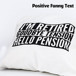 BARUN Retirement Gifts for Women - Retirement Gift Bags, Happy Retirement Tote Bag, 2023 Retirement Gifts Retirement Gift (I'M RETIREMENT)