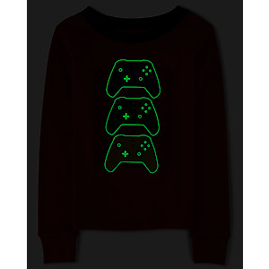The Children's Place Boys' Long Sleeve Top and Pants Snug Fit 100% Cotton 2 Piece Pajama Set, Level Up Gamer