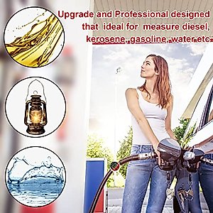 Professional Turbine Flow Meter Digital Flowmeter - Upgrade LCD Display with NPT Counter Oil Fuel Flowmeter for Measure Diesel Kerosene Gasoline
