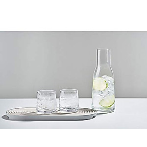 ZONE DENMARK, Singles Oval Tray, Metal, Modern Design, Large, Warm-Grey, 1 Count